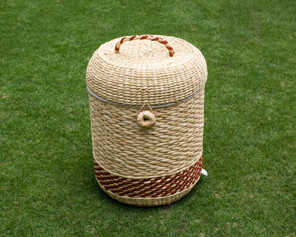 Natural Fibre Laundry Basket | Kopai - Paar | Indian Craft Store